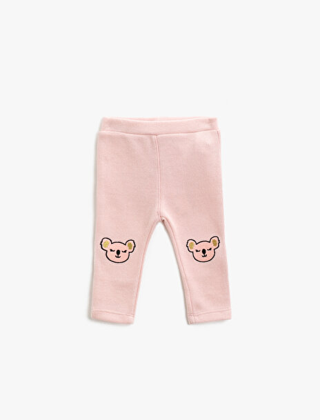 Koton Kız Çocuk Pamuklu Normal Bel Baskılı Fitilli Tayt Koton Kız Çocuk Pamuklu Normal Bel Baskılı Fitilli Tayt