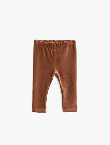 Koton Kız Çocuk Kadife Pamuklu Tayt Koton Kız Çocuk Kadife Pamuklu Tayt