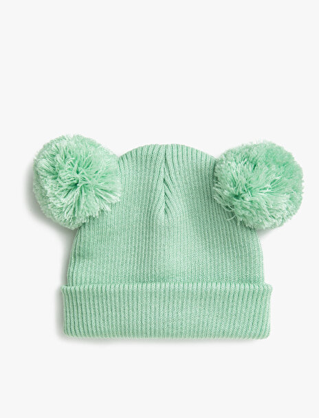 Koton Kız Çocuk Ponponlu Bere