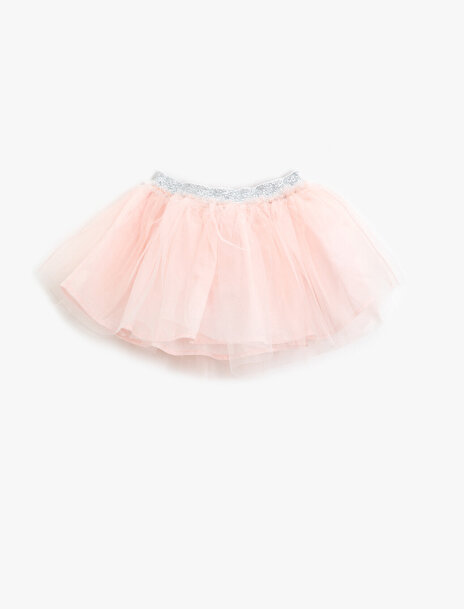 Koton Kız Çocuk Beli Simli Tütü Etek