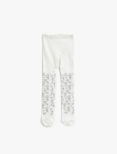 Koton Kız Çocuk Kız Bebek Desenli Külotlu Çorap