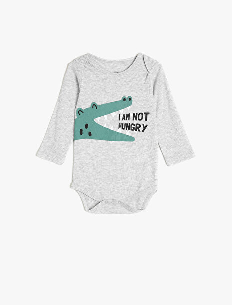 Koton Erkek Çocuk Baskılı Uzun Kollu Bisiklet Yaka Çıtçıtlı Zıbın Koton Erkek Çocuk Baskılı Uzun Kollu Bisiklet Yaka Çıtçıtlı Zıbın