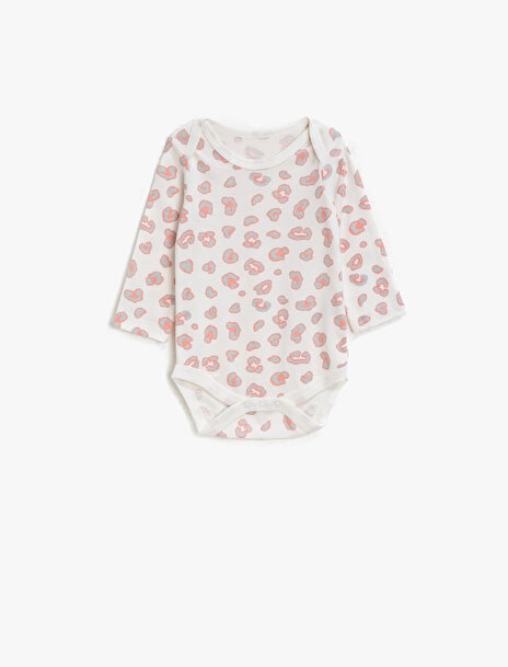 Koton Kız Çocuk Pamuklu Baskılı Bisiklet Yaka Uzun Kollu Çıtçıtlı Zıbın Koton Kız Çocuk Pamuklu Baskılı Bisiklet Yaka Uzun Kollu Çıtçıtlı Zıbın