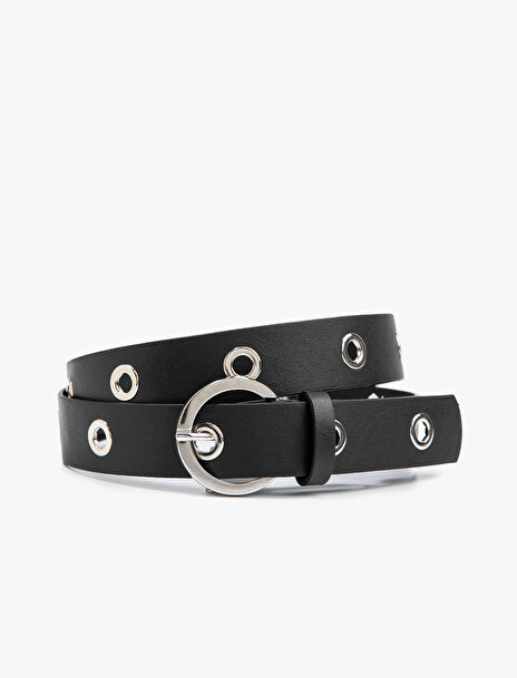 Koton Kadın Kuş Gözü Detaylı Kemer Koton Kadın Kuş Gözü Detaylı Kemer