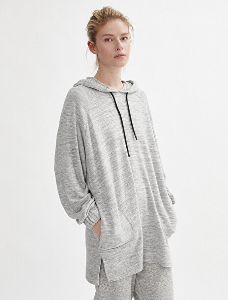 Koton Kadın Kapüşonlu Tunik Oversize