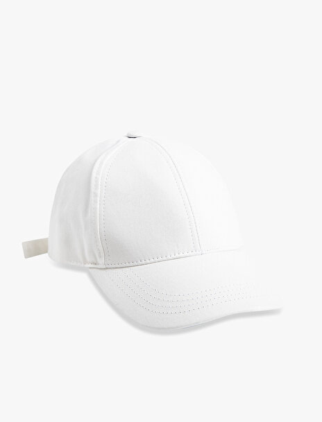 Koton Kadın Düz Renk Kep Şapka Pamuklu