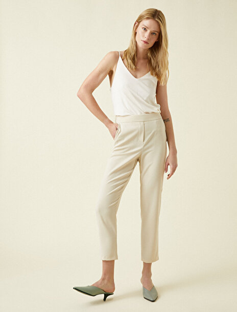 Koton Kadın Cepli Pantolon Crop