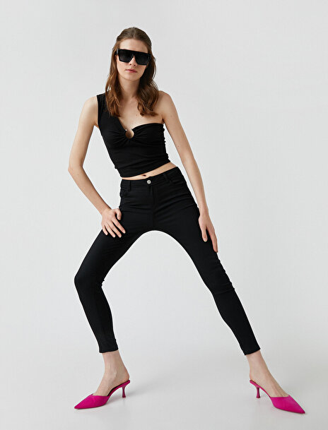 Koton Kadın Dar Kesim Pantolon Cepli