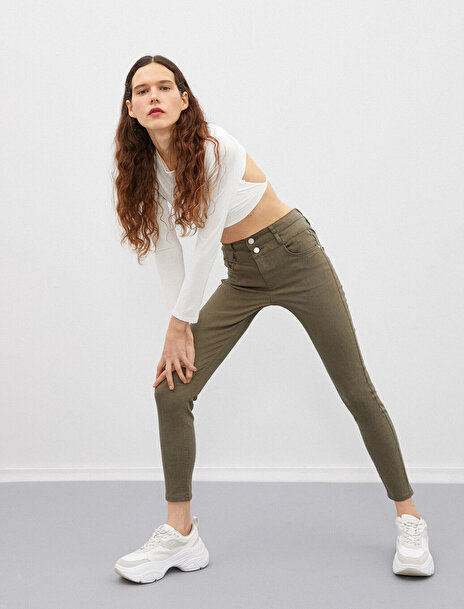 Koton Ole Genç Kız Carmen Skinny Jean - Yüksek Bel Dar Kesim Dar Paça Pantolon Koton Ole Genç Kız Carmen Skinny Jean - Yüksek Bel Dar Kesim Dar Paça Pantolon