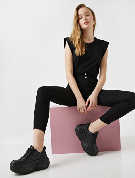 Koton Kadın Carmen Skinny Jean - Yüksek Bel Dar Kesim Dar Paça Pantolon Koton Kadın Carmen Skinny Jean - Yüksek Bel Dar Kesim Dar Paça Pantolon