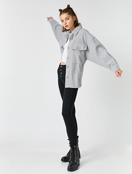 Koton Kadın Pamuklu Skinny Carmen Jean - Yüksek Bel Dar Kesim Dar Paça Pantolon Koton Kadın Pamuklu Skinny Carmen Jean - Yüksek Bel Dar Kesim Dar Paça Pantolon