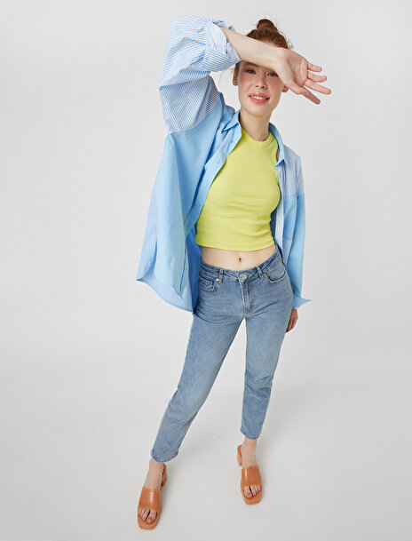 Koton Ole Genç Kız Slim Straight Jean Pantolon Koton Ole Genç Kız Slim Straight Jean Pantolon