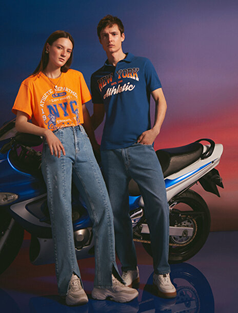 Koton Kadın Pamuklu Jean Pantolon