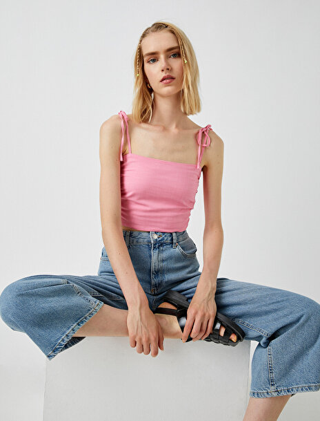 Koton Ole Genç Kız Bol Paça Yüksek Bel Kot Pantolon - Bianca Jean