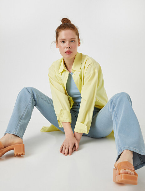 Koton Ole Genç Kız Flare Jean Pantolon