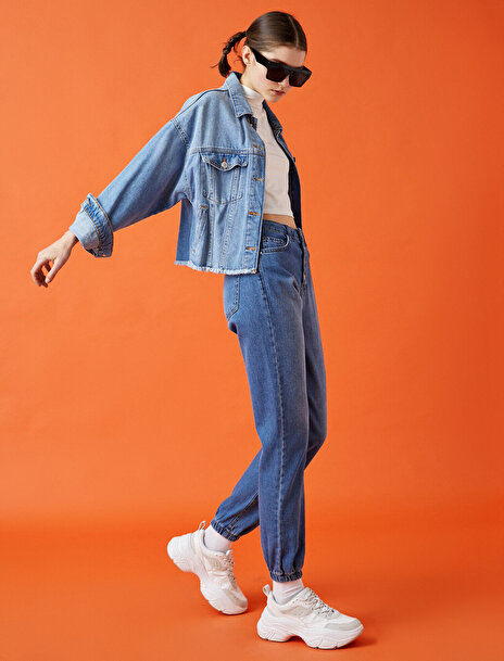 Koton Kadın Jogger Kot Pantolon