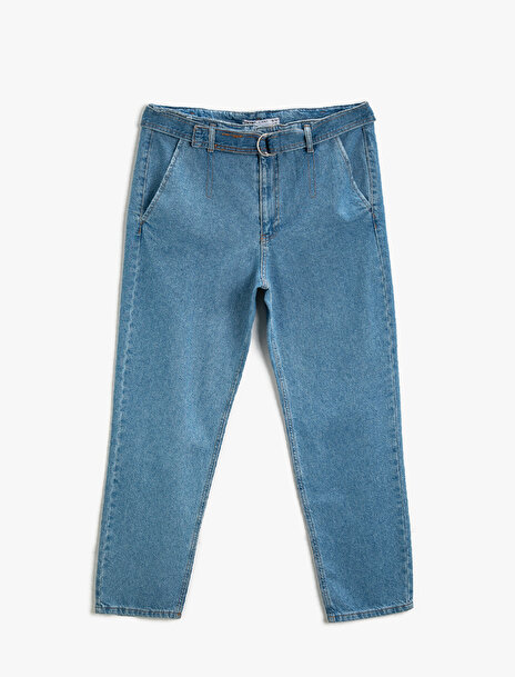 Koton Ole Genç Kız Mom Jean - Normal Bel Dar Kesim Dar Paça Pantolon