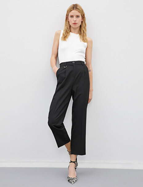 Koton Kadın Bol Paça Pantolon Cepli