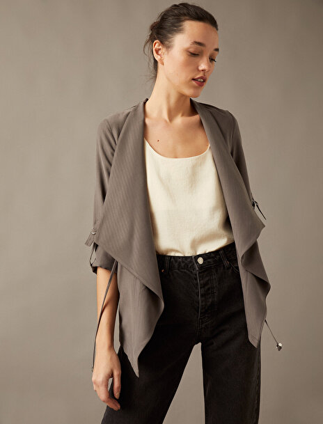 Koton Kadın Beli Bağlamalı Ceket