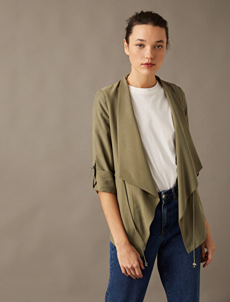 Koton Kadın Beli Bağlamalı Ceket