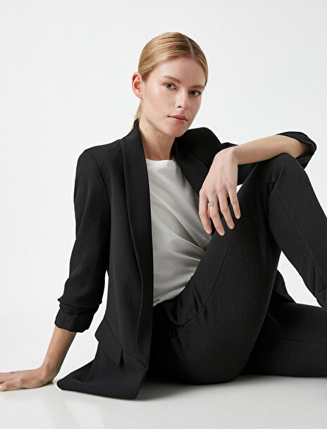 Koton Kadın Blazer Ceket Cep Detaylı