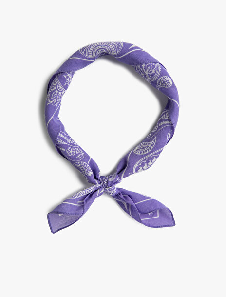 Koton Kadın Desenli Fular Pamuklu