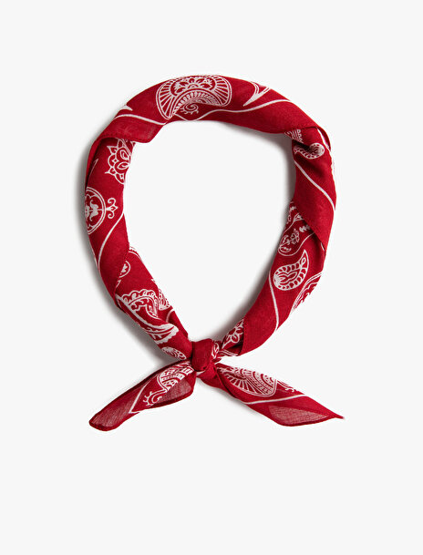 Koton Kadın Desenli Fular Pamuklu