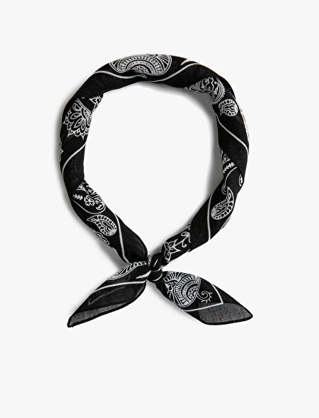 Koton Kadın Desenli Fular Pamuklu