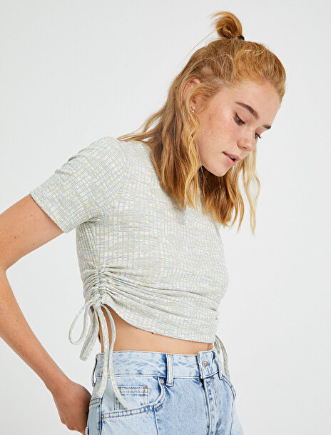 Koton Kadın Büzgülü Tişört