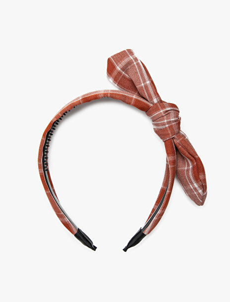 Koton Kadın Fiyonklu Taç Ekose