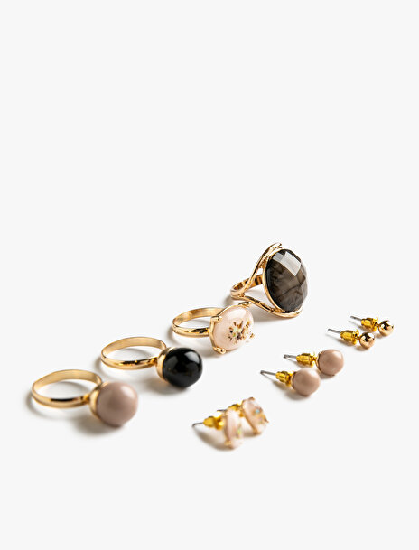 Koton Kadın Yüzük ve Küpe Seti