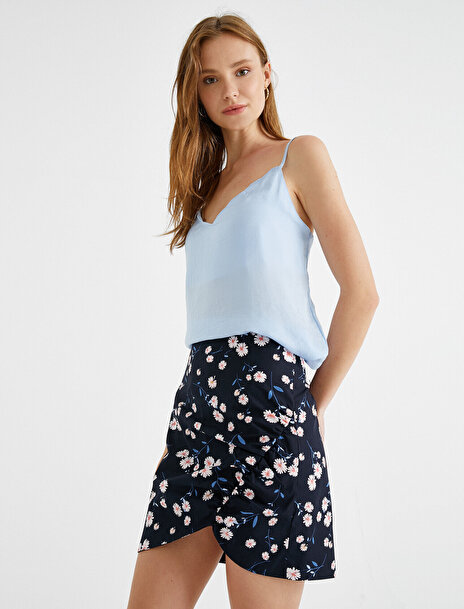 Koton Kadın Pamuklu Çiçek Baskılı Etek