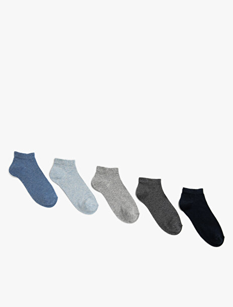 Koton Kadın Kadın 5'li Pamuklu Basic Çorap Seti
