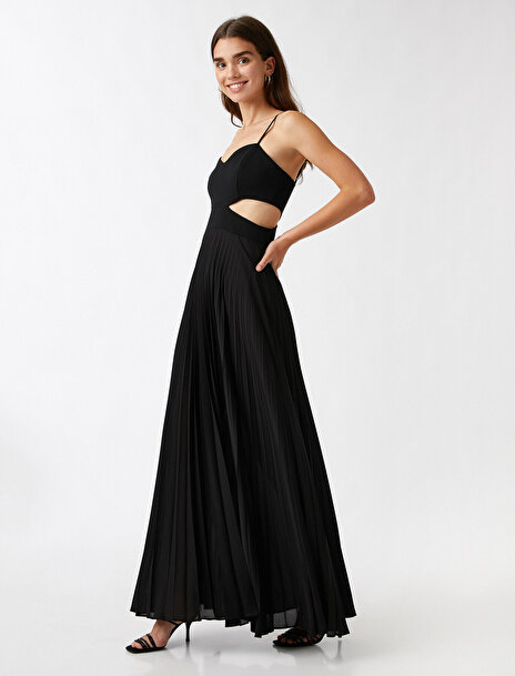 Koton Kadın Beli Pencere Detaylı Abiye Elbise Koton Kadın Beli Pencere Detaylı Abiye Elbise