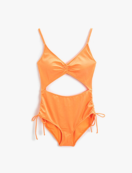 Koton Kadın Pencere Detaylı V Yaka Mayo