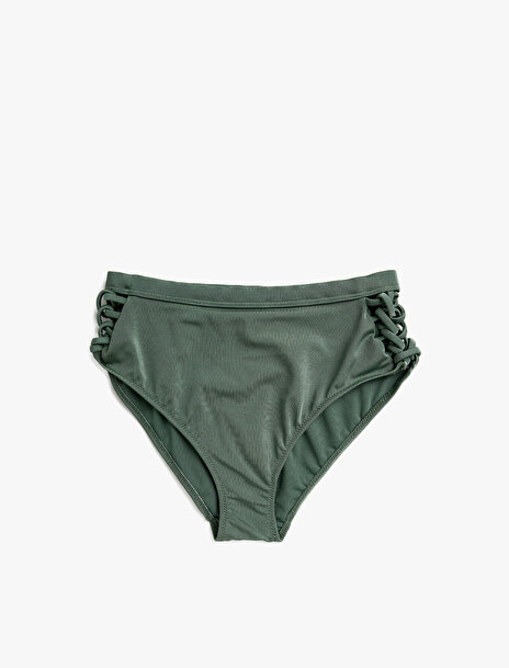 Koton Kadın Yüksel Bel Bikini Altı Örgü Detaylı