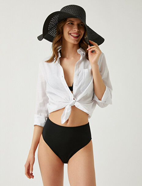 Koton Kadın Yüksek Bel Bikini Altı