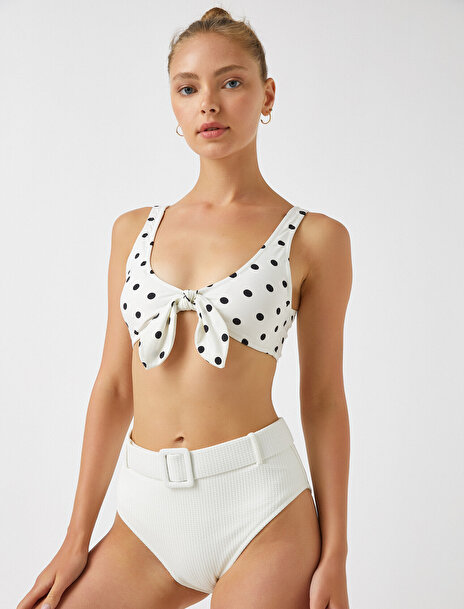 Koton Kadın Puantiyeli Bikini Üstü