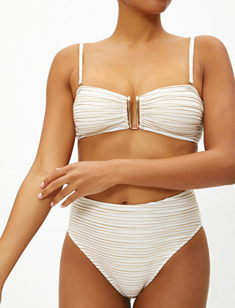 Koton Kadın Tel Tokalı Bikini Üstü