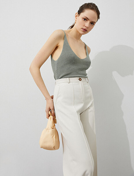 Koton Kadın V Yaka Örme Atlet Koton Kadın V Yaka Örme Atlet