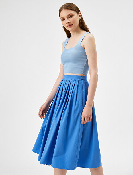 Koton Kadın Kare Yaka Kalın Askılı Triko Atlet