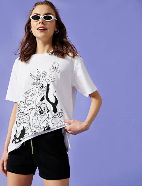 Koton Kadın Looney Tunes Tişört Warner Bros Lisanslı