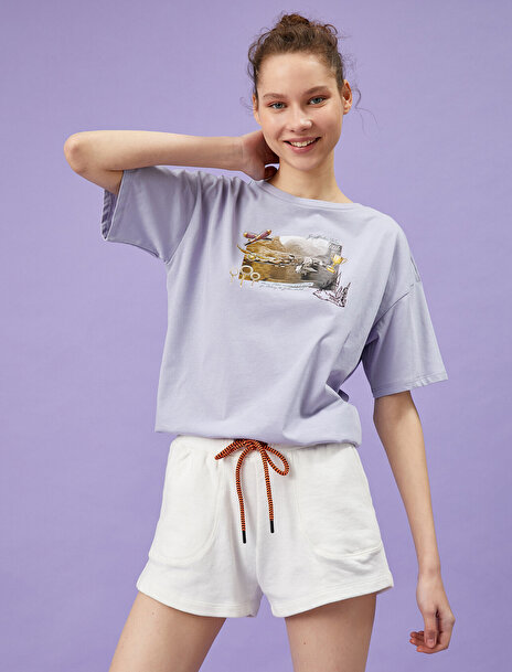 Koton Ole Genç Kız Harry Potter Tişört Lisanslı Pamuklu