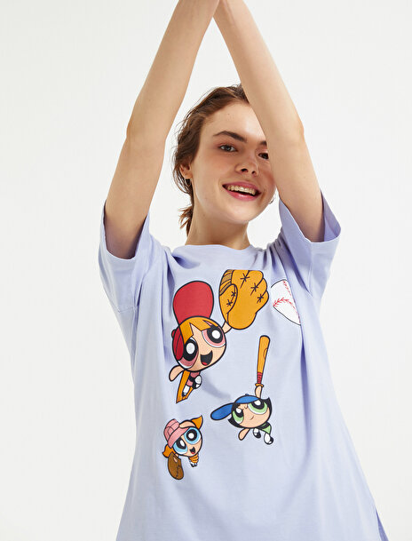 Koton Ole Genç Kız Power Puff Girls Tişört Lisanslı Pamuklu Oversize Koton Ole Genç Kız Power Puff Girls Tişört Lisanslı Pamuklu Oversize