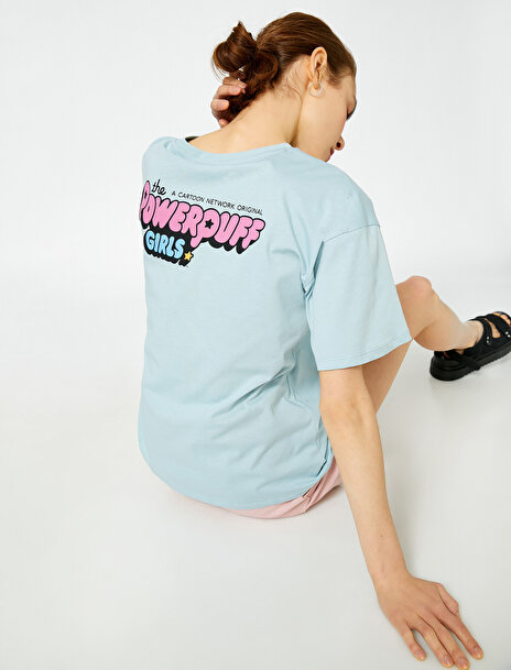 Koton Kadın Powerpuff Girls Tişört Lisanslı Pamuklu Oversize Koton Kadın Powerpuff Girls Tişört Lisanslı Pamuklu Oversize