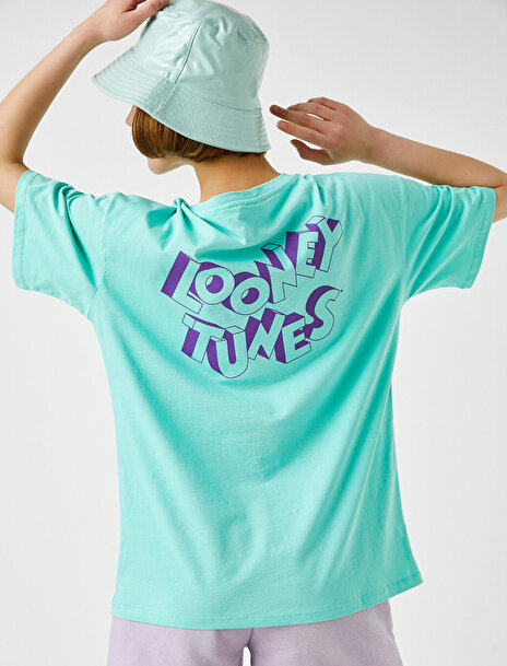 Koton Ole Genç Kız Looney Tunes Tişört Lisanslı Pamuklu Oversize