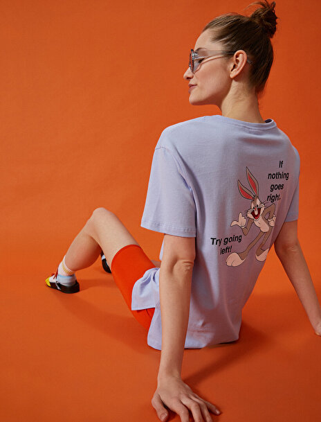 Koton Ole Genç Kız Bugs Bunny Tişört Lisanslı Pamuklu