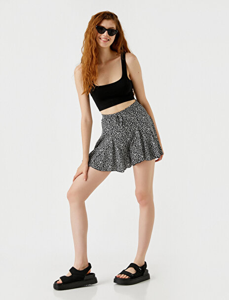 Koton Ole Genç Kız Çiçek Desenli Şort