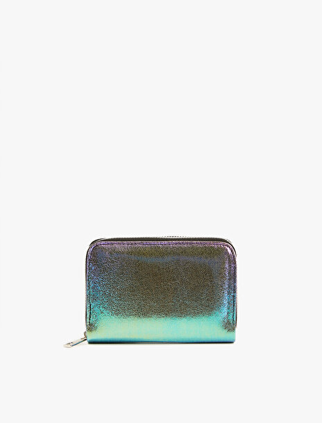 Koton Kadın Deri Cüzdan Metalik