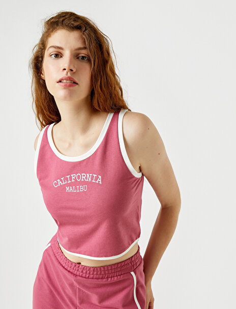 Koton Ole Genç Kız California Yazılı Atlet Pamuklu Koton Ole Genç Kız California Yazılı Atlet Pamuklu